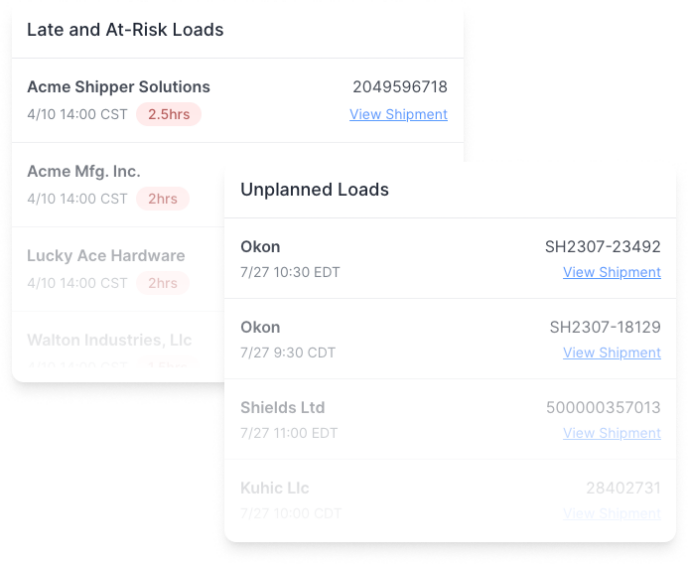 Enterprise Dashboard - Freight Science