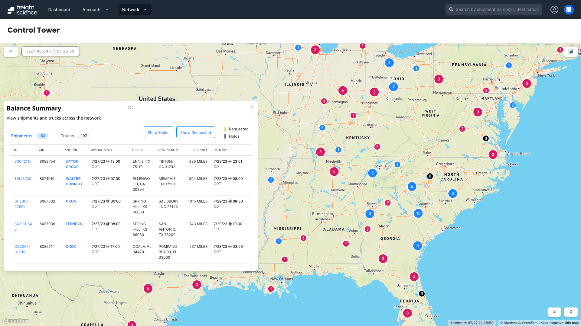 Freight Science Platform | Optimize Trucking Operations